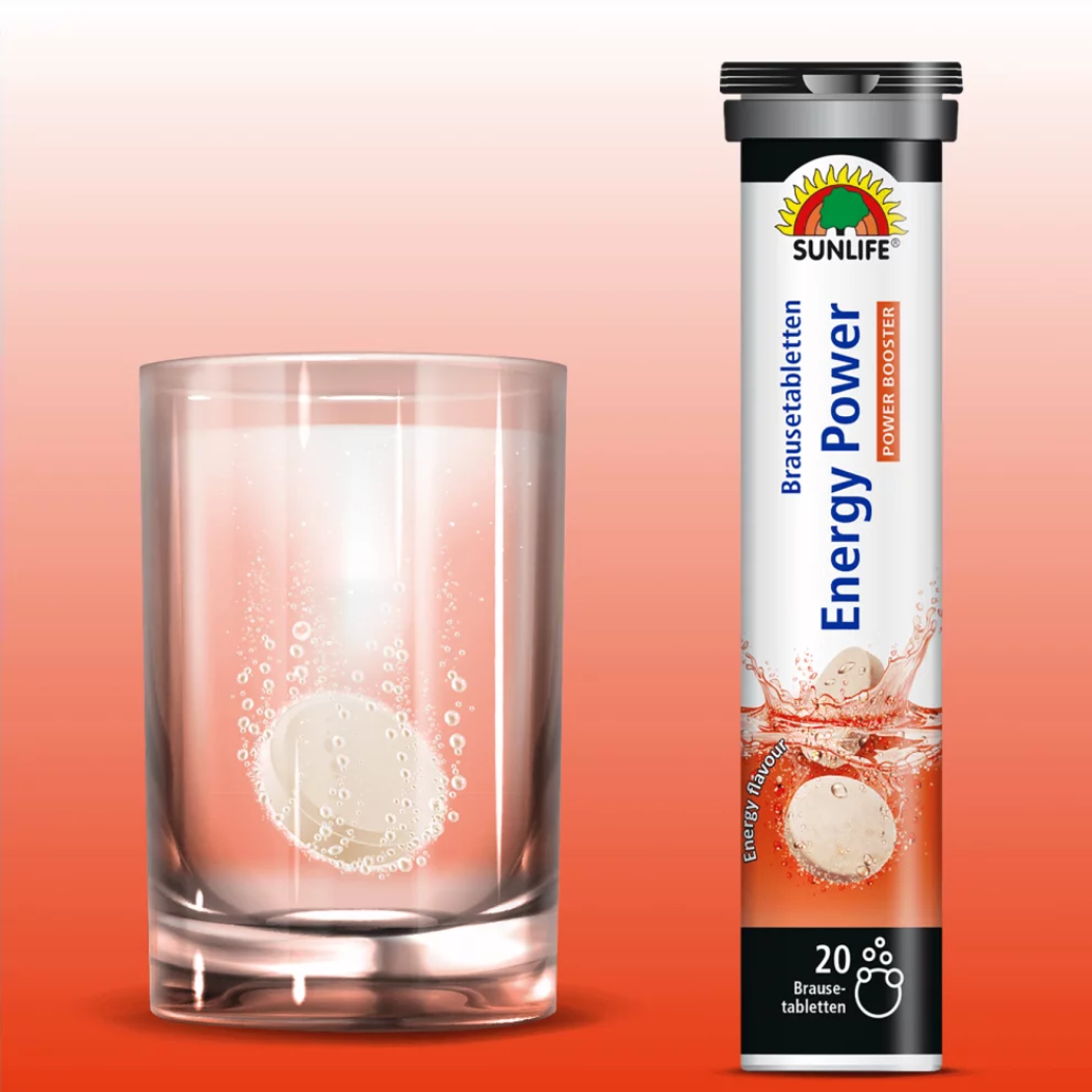 SUNLIFE Energy Power POWER BOOSTER 20 šumivých tablet | Liftea